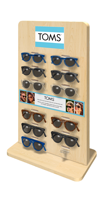 TOMS 24 Piece Spinning Display – Luminous Optical
